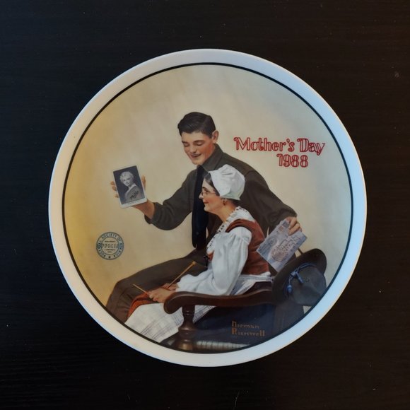 Norman Rockwell | Accents | Norman Rockwell Collectible Plate Mothers ...